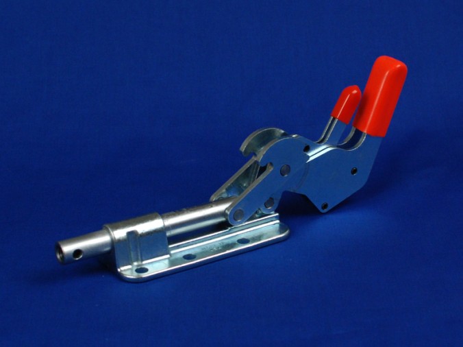 Push-pull clamps with safety locking